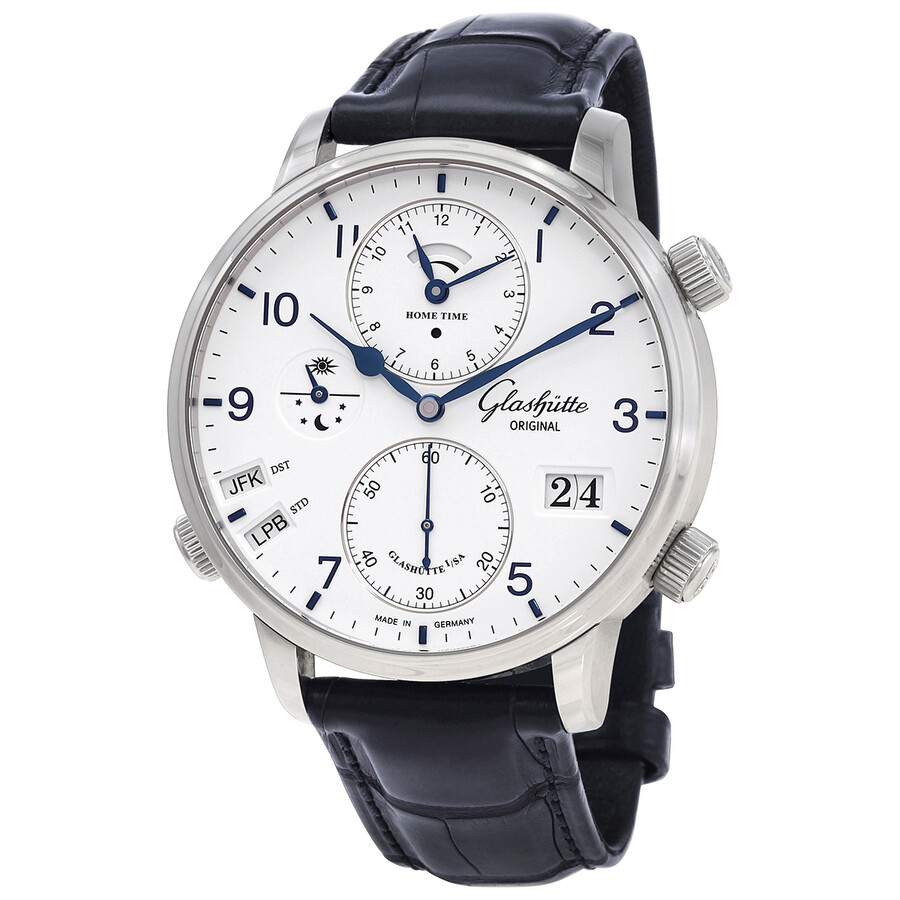 Glashutte Original Pre-owned Glashutte Senator Cosmopolite World Time ...