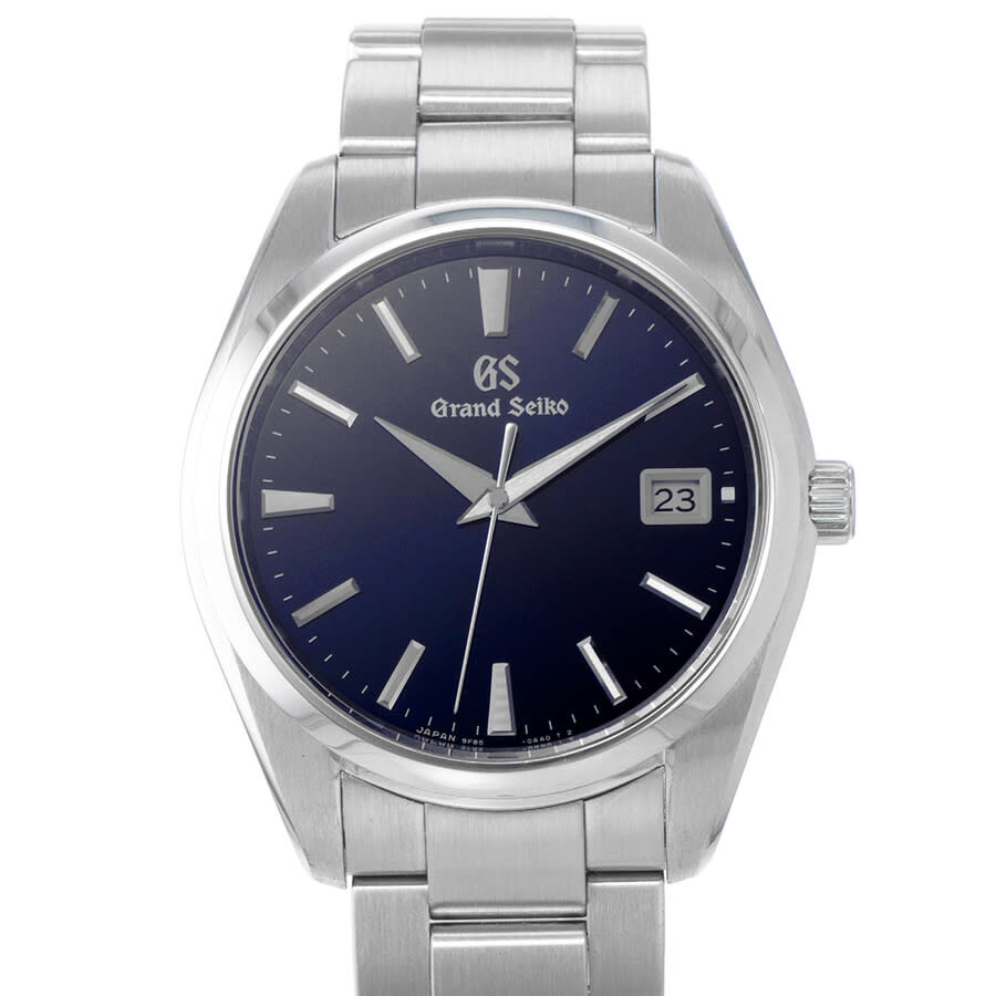 Grand Seiko Pre-owned Grand Seiko Heritage Collection Quartz Blue Dial Men's Watch SBGX265 - Pre ...
