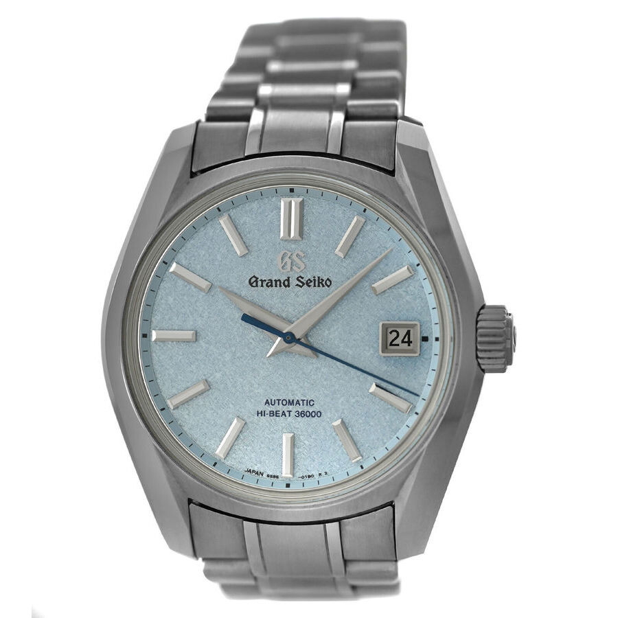 Grand Seiko Pre-owned Grand Seiko Heritage Soko Frost Automatic Blue ...
