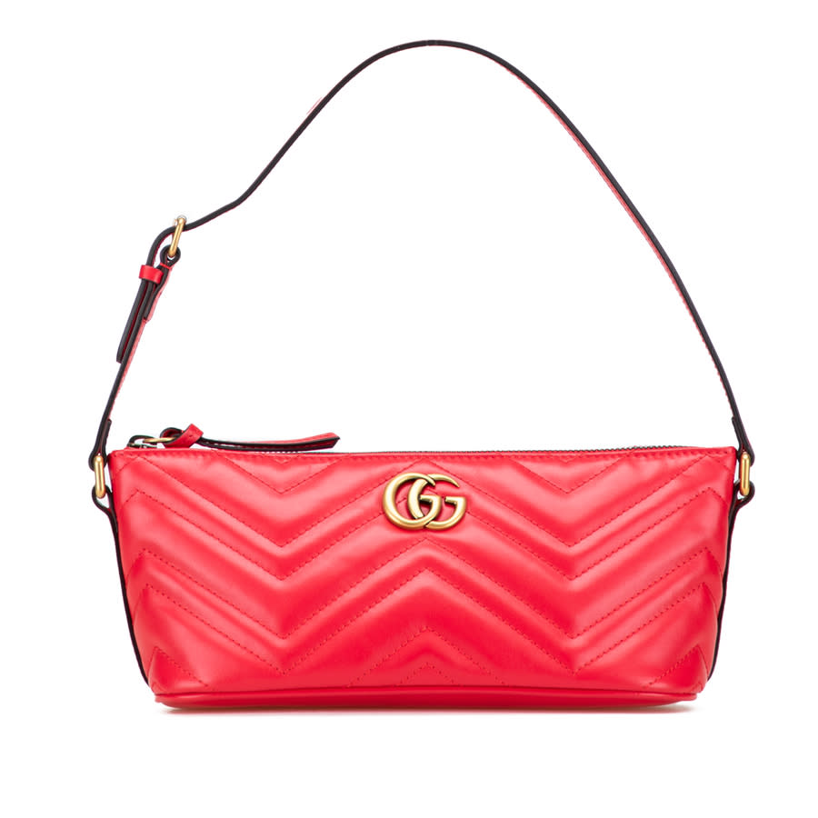 Gucci Pre-owned Gucci GG Marmont Matelasse Leather Shoulder Bag 739166 ...