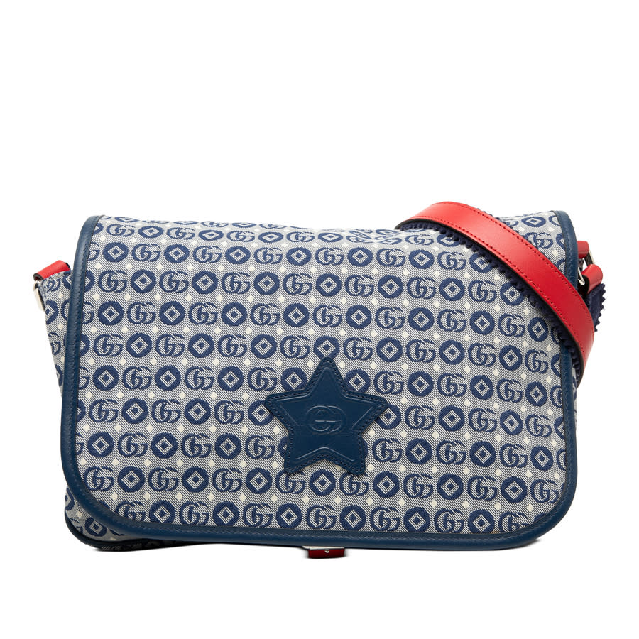 Gucci Pre-owned Gucci Kids GG Canvas Star Messenger Bag Unisex 664143 ...
