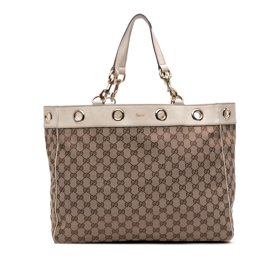 Gucci Pre-owned Gucci Large GG Canvas Positano Tote 153033 467891 ...