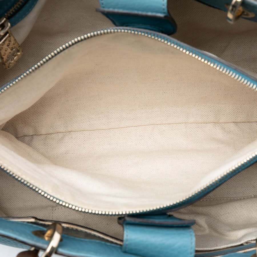 Gucci Pre-owned Gucci Medium Calfskin Bamboo Shopper Satchel 323660 ...