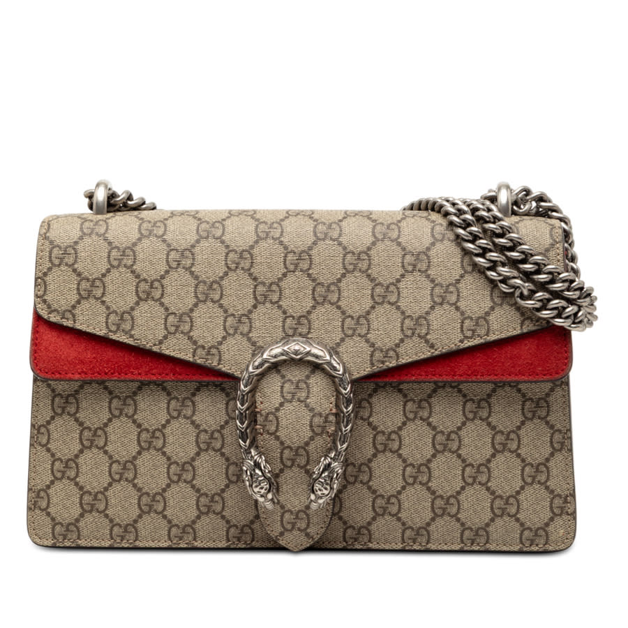 Gucci Pre-owned Gucci Medium GG Supreme Dionysus Shoulder Bag 400249 ...