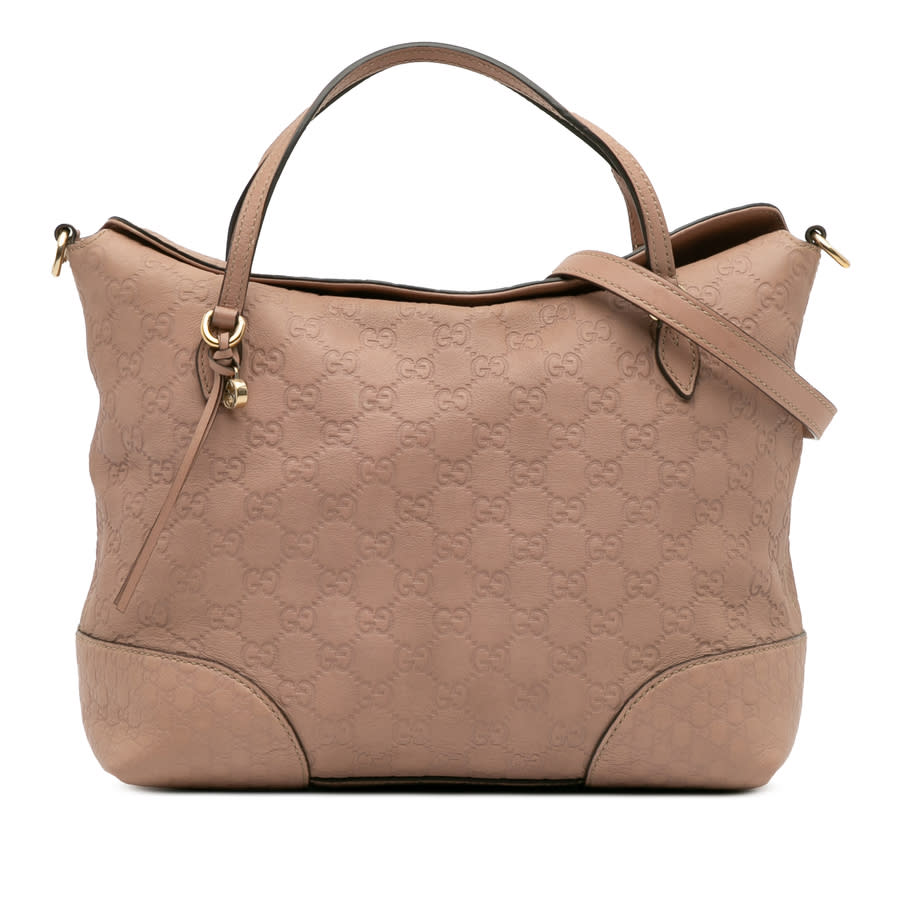 Gucci Pre-owned Gucci Medium Guccissima Bree Fold Over Tote 353120 ...