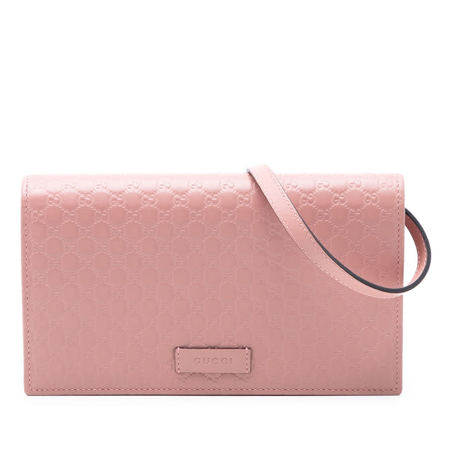 Gucci Pre-owned Gucci Microguccissima Wallet on Strap Ladies ...