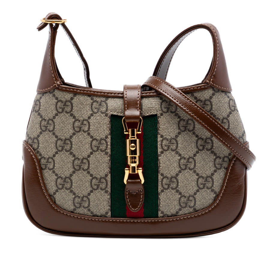 Gucci Pre-owned Gucci Mini GG Supreme Web Jackie 1961 Crossbody Ladies ...