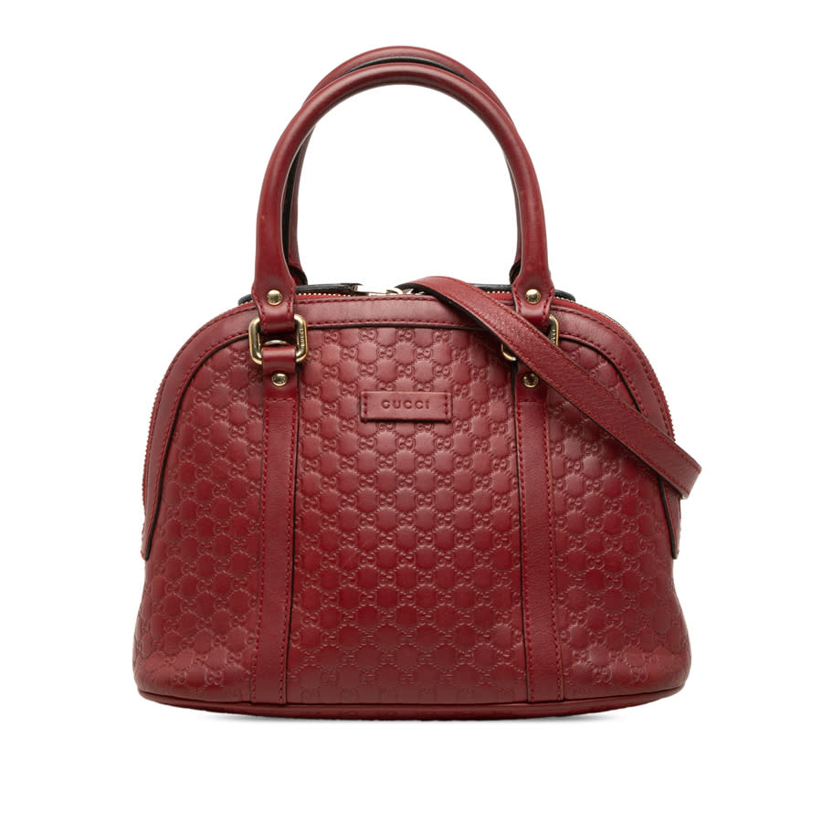 Gucci Pre-owned Gucci Mini Microguccissima Dome Satchel Ladies ...