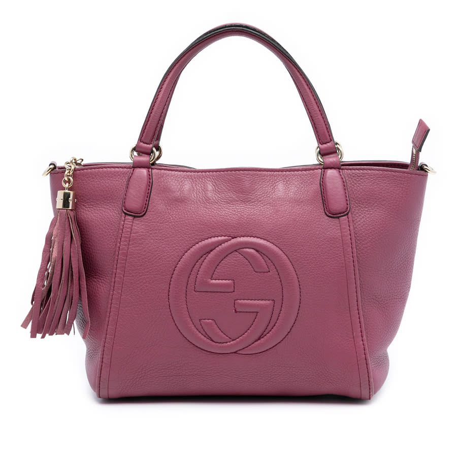 Gucci Pre-owned Gucci Small Calfskin Soho Cellarius Satchel Ladies ...