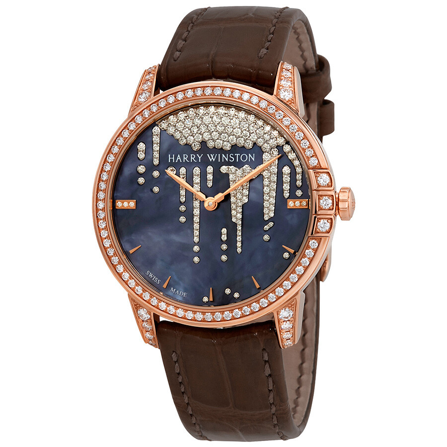Harry Winston Pre-owned Harry Winston Midnight Diamond Tahitian Mother ...