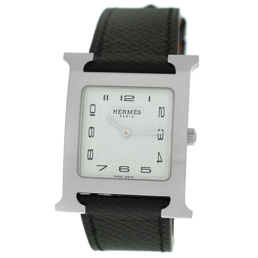 Hermes Pre-owned Hermes H Watch Quartz White Dial Ladies Watch HH1.510E ...
