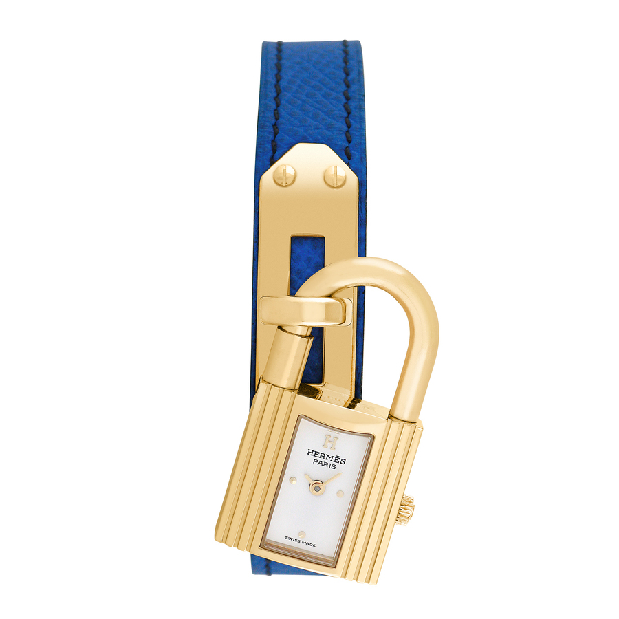 Hermes Pre-owned Hermes Kelly Lock Quartz White Dial Ladies Watch KE1 ...