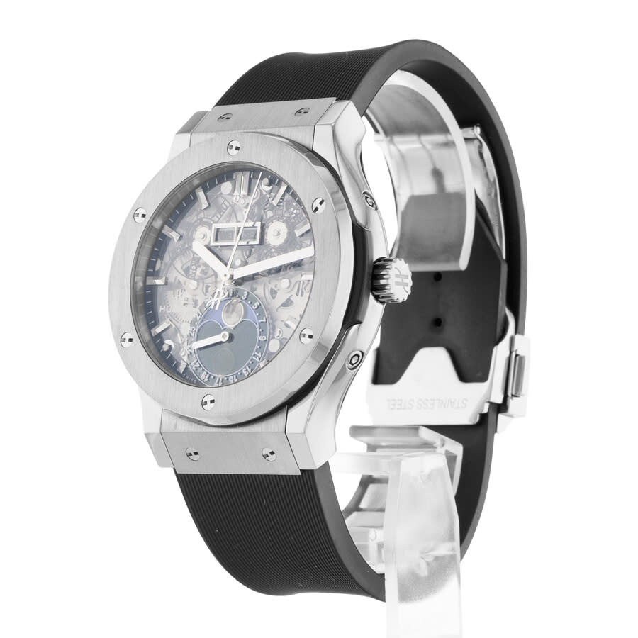 Hublot Pre-owned Hublot Classic Fusion Aerofusion Sapphire Skeleton ...