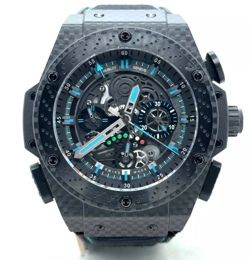 Hublot Pre-owned Hublot King Power F1 Abu Dhabi Black Dial Men's Watch ...