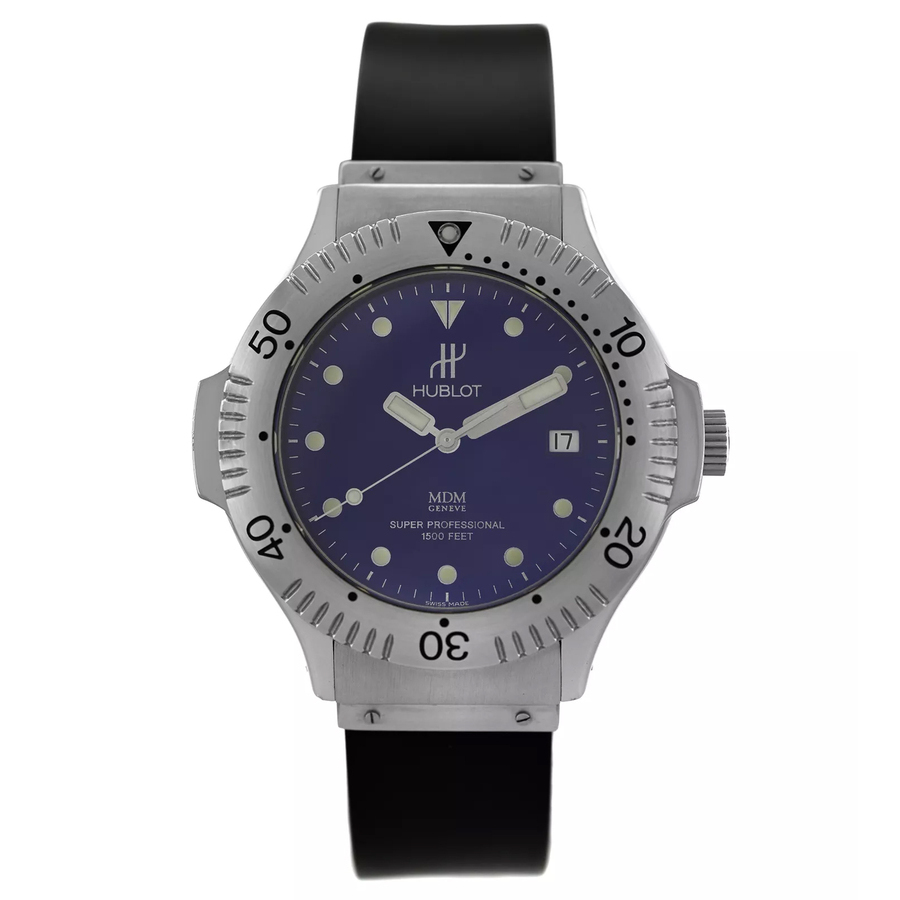 Hublot Pre-owned Hublot Mdm Super Professional Diver Automatic Analog ...