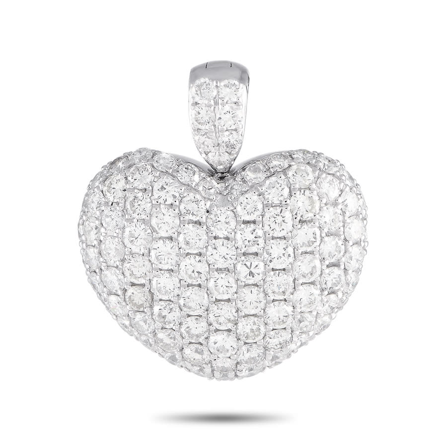 Lb Exclusive Pre-Owned LB Exclusive 18K White Gold 3.0ct Diamond ...