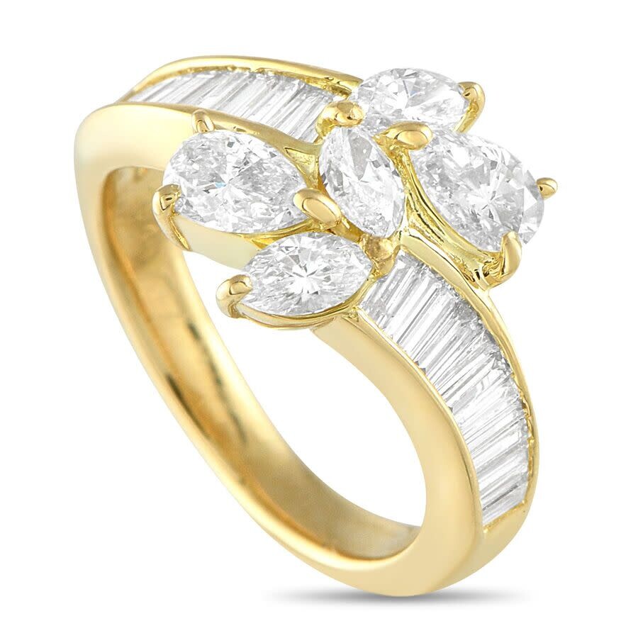 Lb Exclusive Pre-Owned LB Exclusive 18K Yellow Gold 1.54ct Diamond Ring MF20 073125 MF20-073125 ...