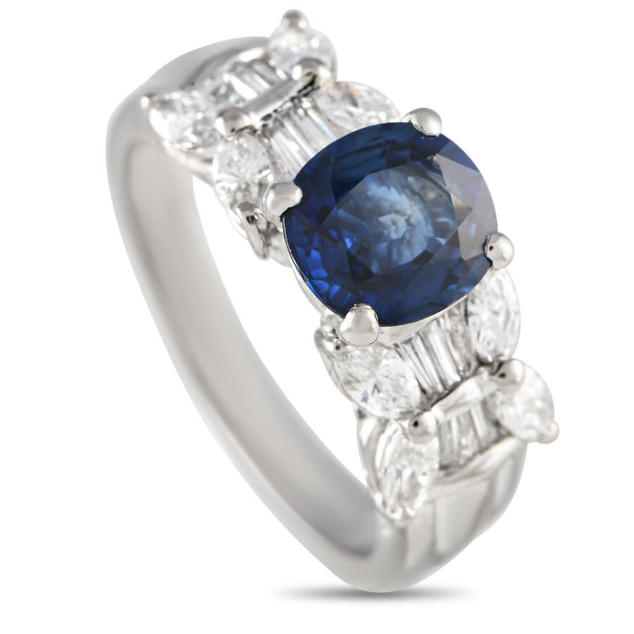 Lb Exclusive Pre-Owned LB Exclusive Platinum 0.73ct Diamond and ...