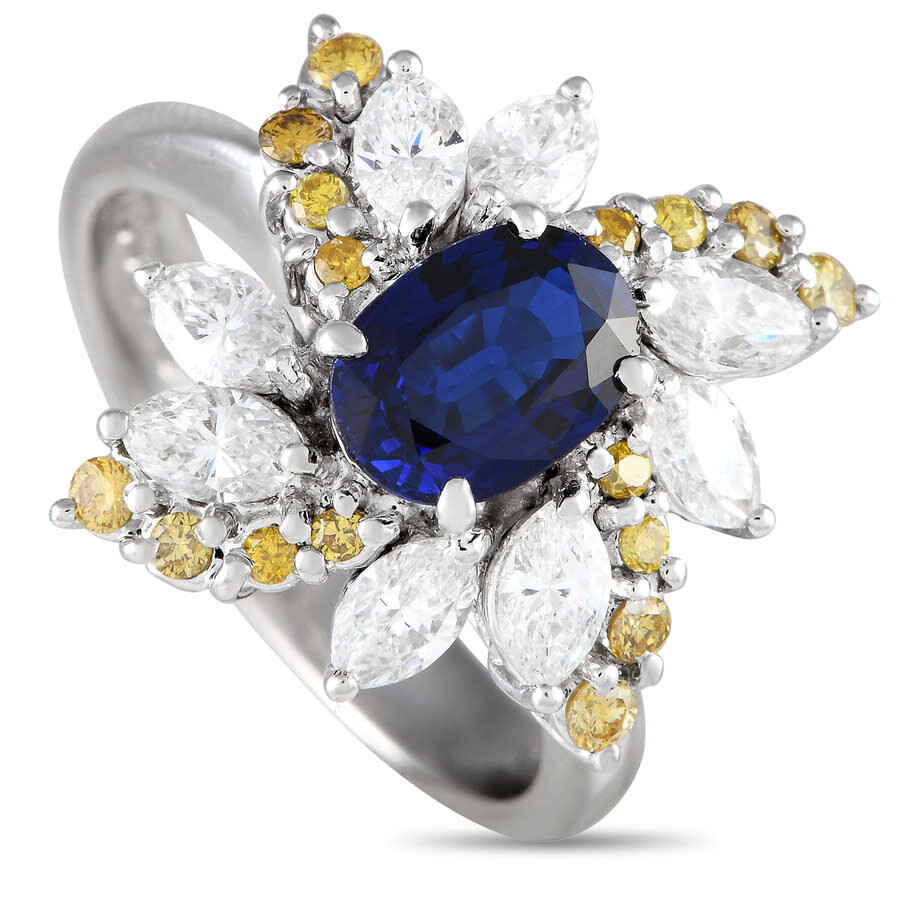 Lb Exclusive Pre-Owned LB Exclusive Platinum 1.15ct Diamond and ...