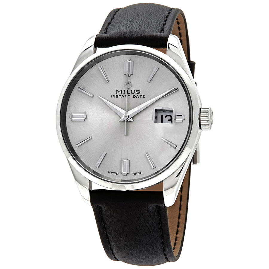 Milus Pre-owned Milus Snow Star Heritage Automatic Silver Dial Men's ...