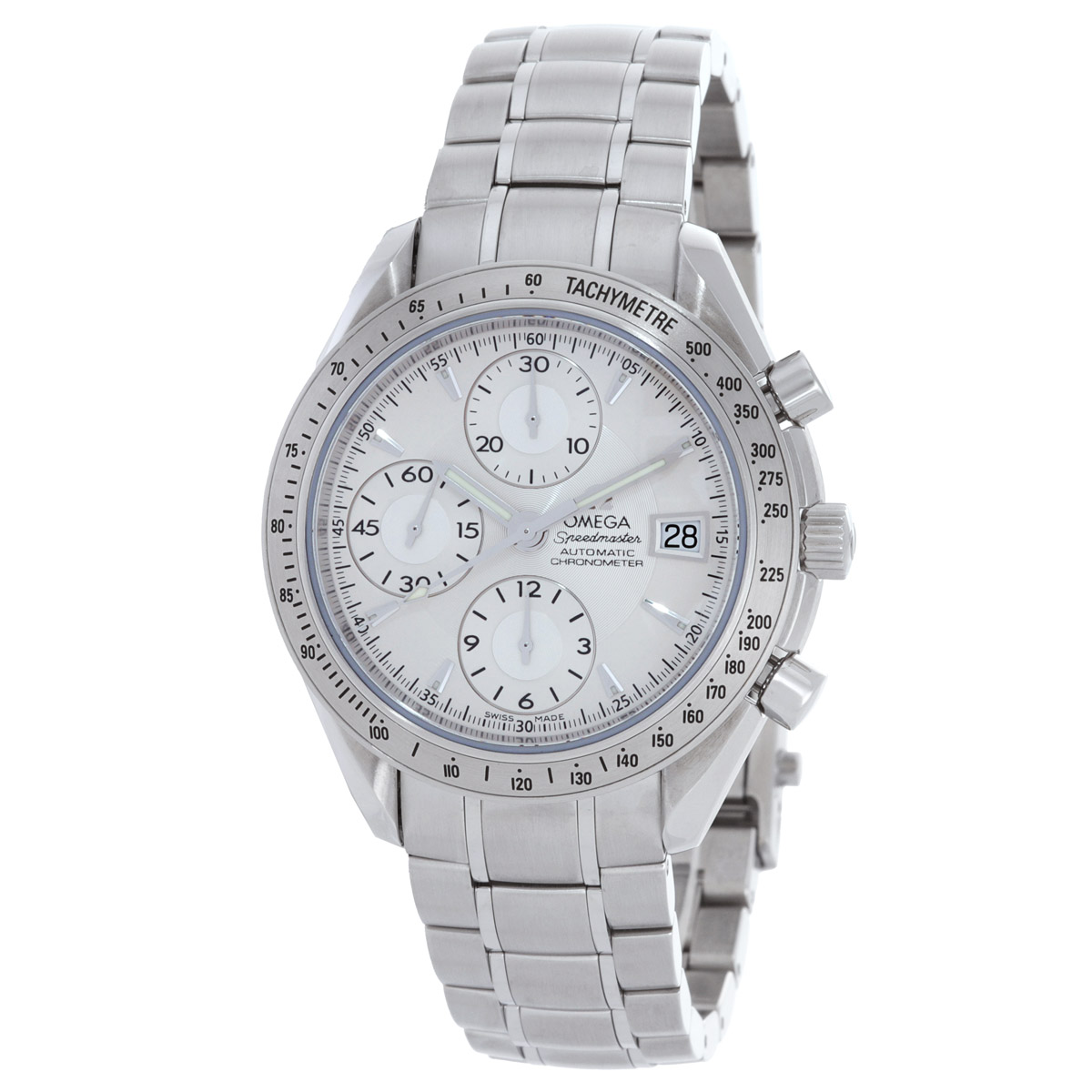 Omega Pre-owned Omega Automatic Silver Dial Men's Watch OM32113000 ...