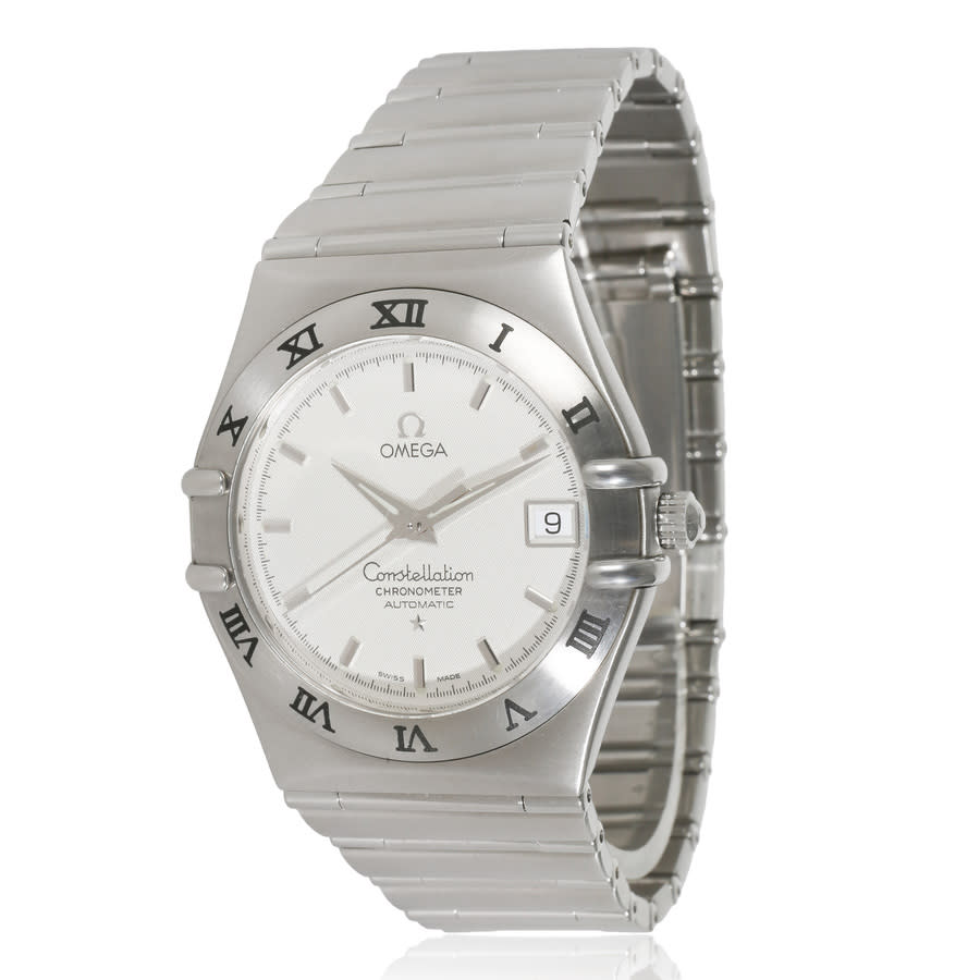 Omega Pre-owned Omega Constellation Automatic Silver Dial Men's Watch ...