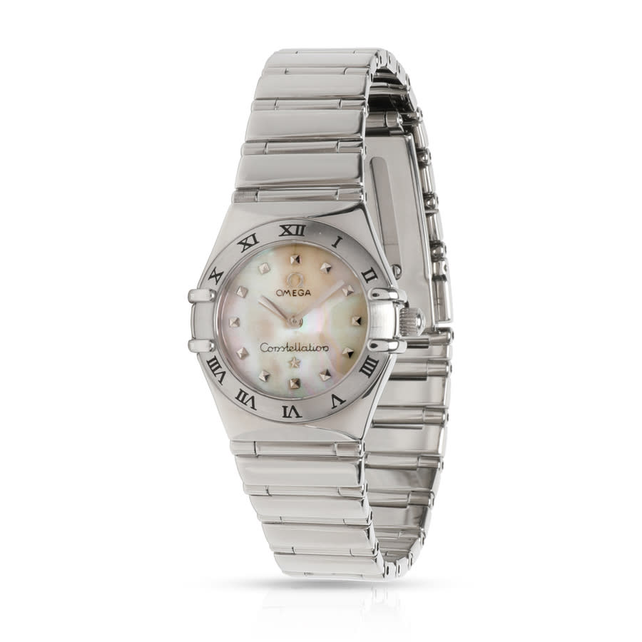 Omega Pre-owned Omega Constellation Quartz Pink Dial Ladies Watch 1561. ...