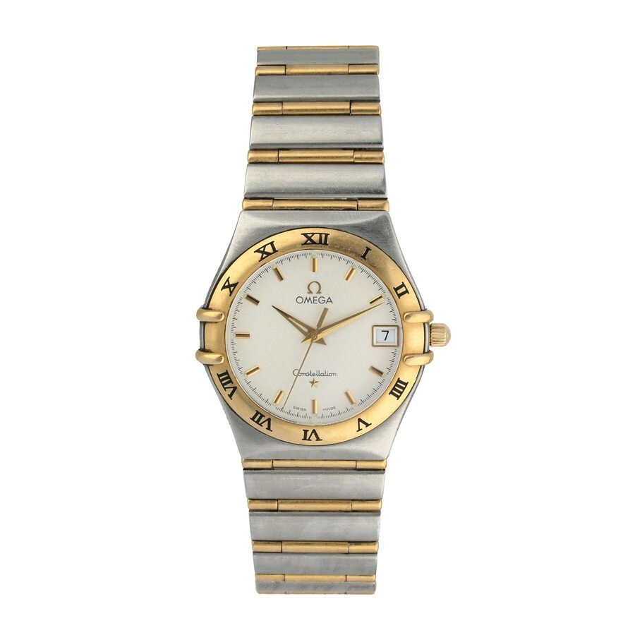 Omega Pre-owned Omega Constellation White Dial Men's Watch - Pre-Owned ...