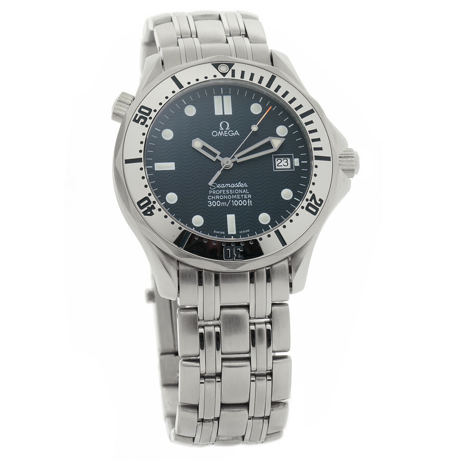 Omega Pre-owned Omega Seamaster Automatic Blue Dial Men's Watch 2532.80 ...