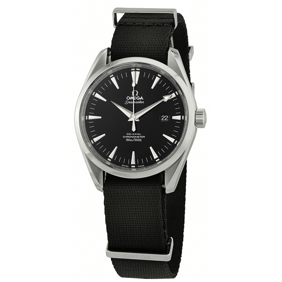 Omega Pre-owned Omega Seamaster Automatic Chronometer Black Dial Men's ...