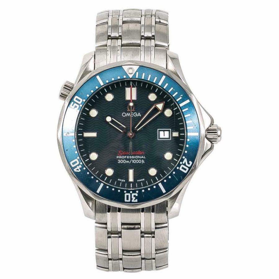 Omega Pre-owned Omega Seamaster Blue Dial Men's Watch 2221.80.00 - Pre ...