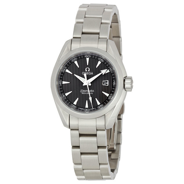 Omega Pre-owned Omega Seamaster Grey Dial Ladies Watch 231.10.30.61.06 ...