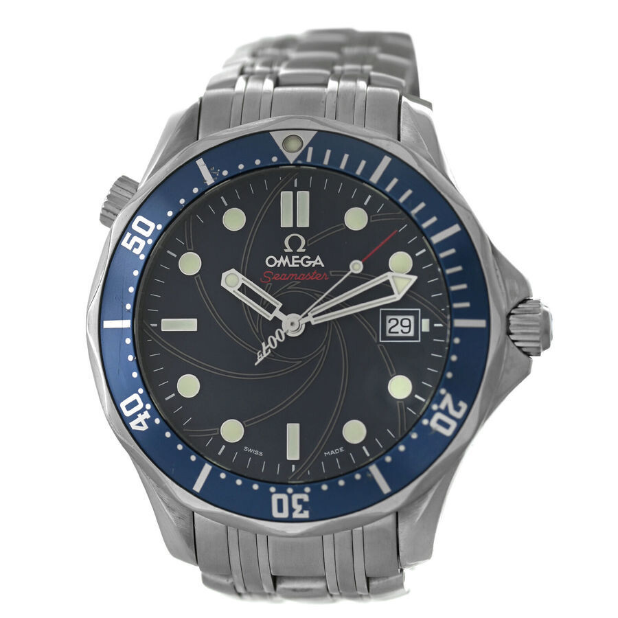 Omega Pre-owned Omega Seamaster Professional Automatic Blue Dial Men's ...