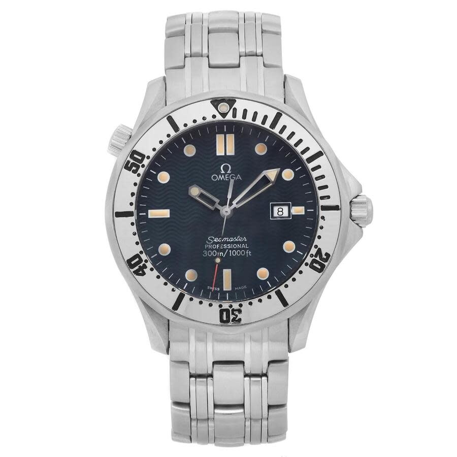 Omega Pre-owned Omega Seamaster Professional Quartz Blue Dial Men's ...