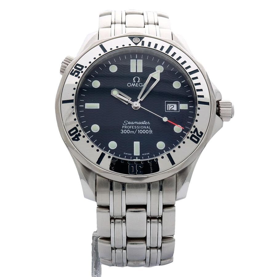 Omega Pre-owned Omega Seamaster Quartz Blue Dial Men's Watch 2542.8 ...