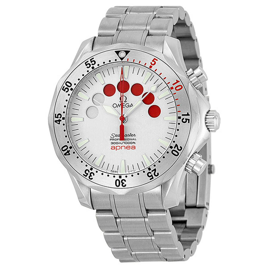 Omega Pre-owned Omega Seamaster Silver Dial Men's Watch 2595.30.00 ...