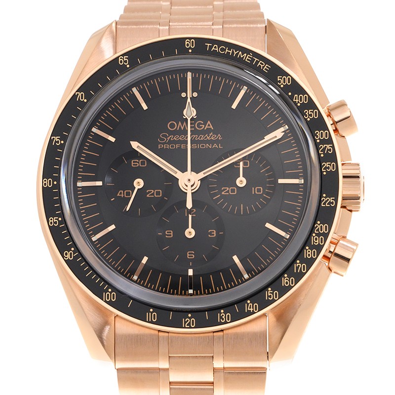 Omega Pre-owned Omega Speedmaster Chronograph Black Dial Men's Watch ...