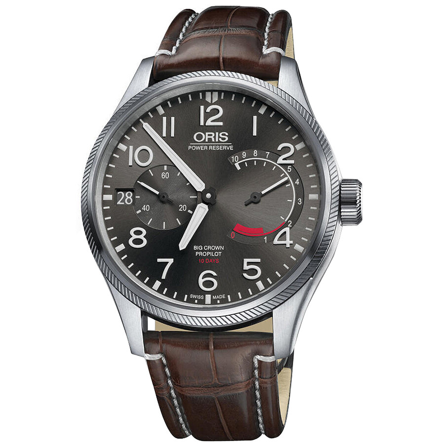 Oris Pre-owned Oris Grey Dial Men's Watch 01 111 7711 4163-Set 1 22 ...