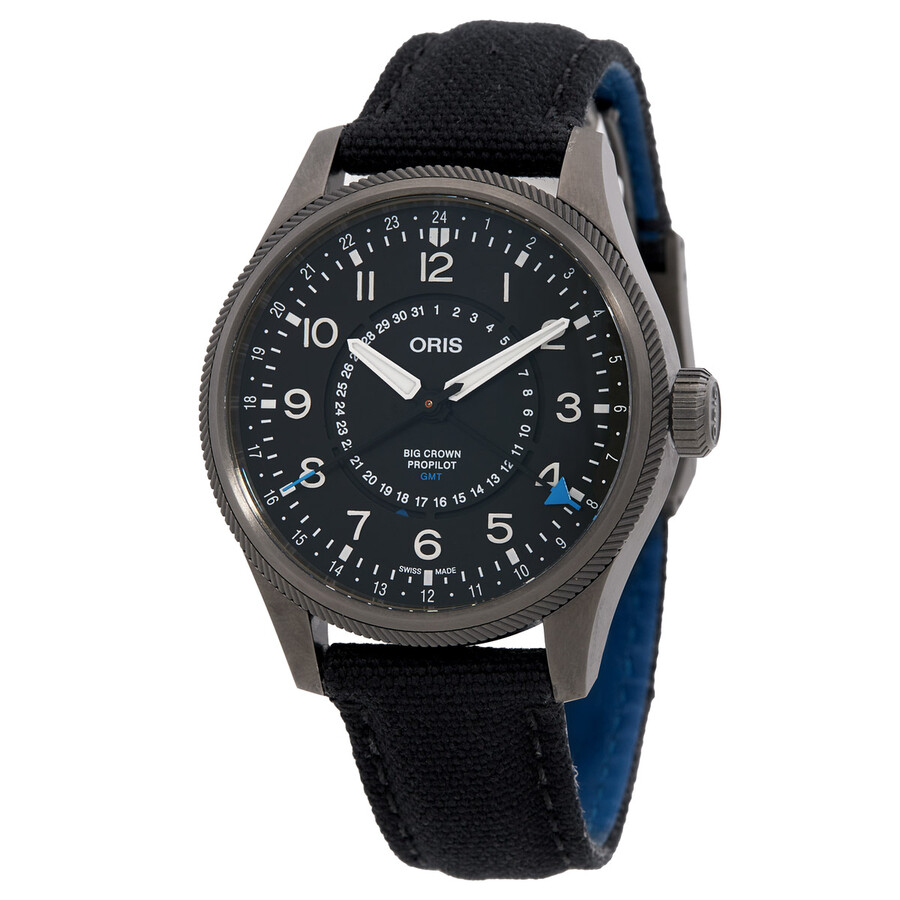 Oris Pre-owned Oris ProPilot GMT Automatic Men's Watch 0179877684284-ST ...