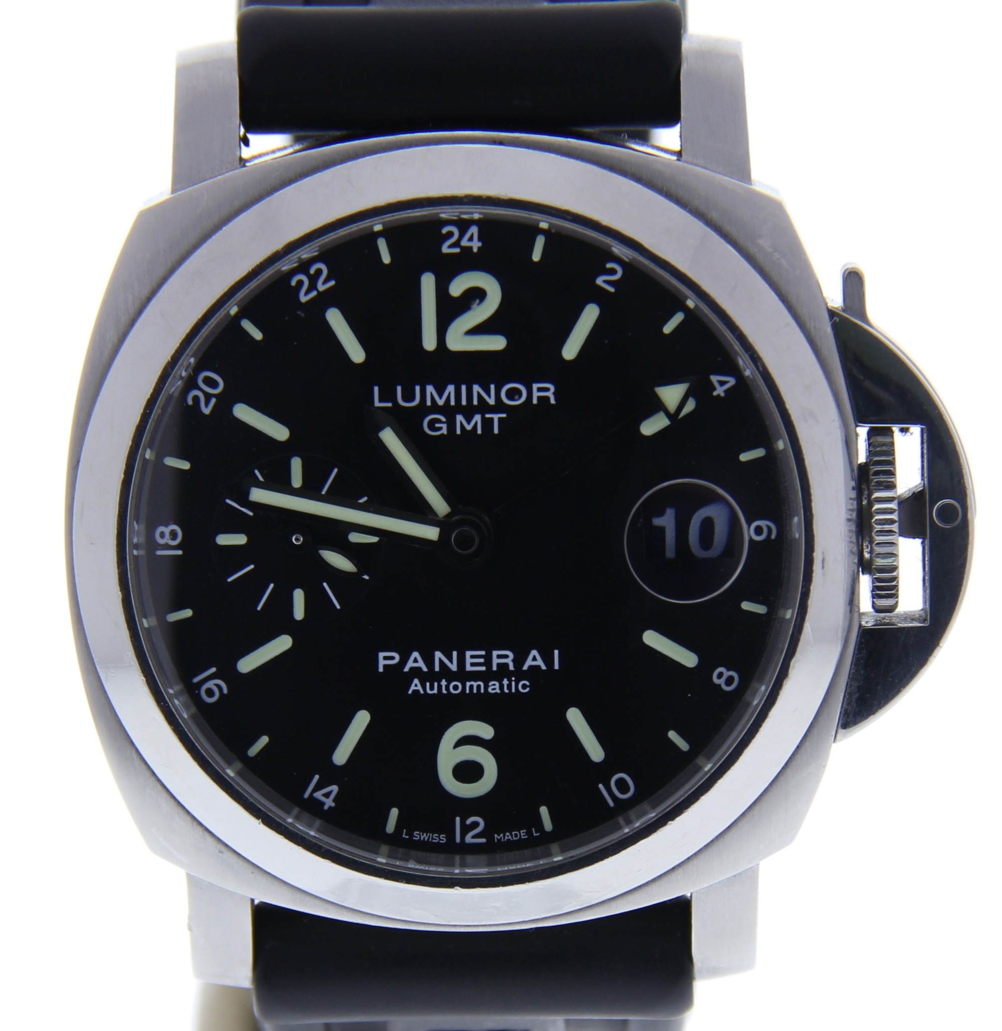 Panerai Pre-owned Panerai Luminor Automatic Black Dial Men's Watch 1860 ...