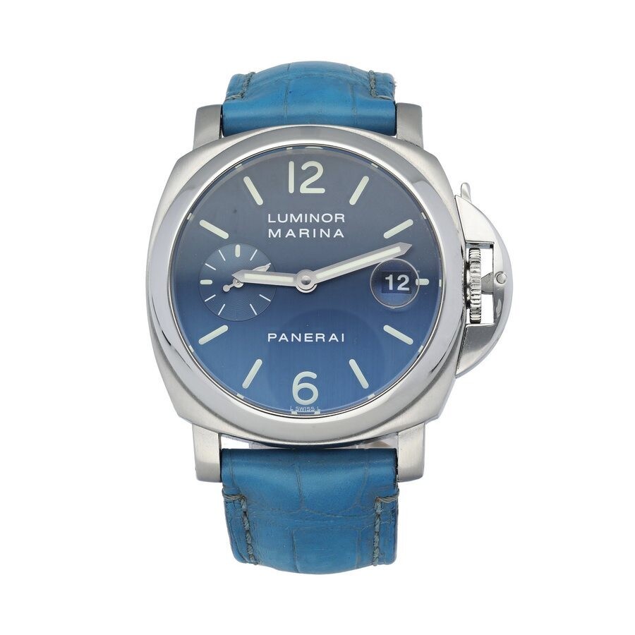 Panerai Pre-owned Panerai Luminor Automatic Blue Dial Men's Watch ...