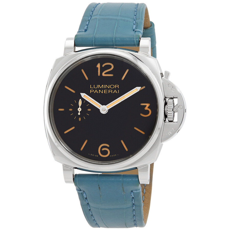 Mua Pre-owned Panerai Luminor Due Hand Wound Black Dial Men's Watch ...