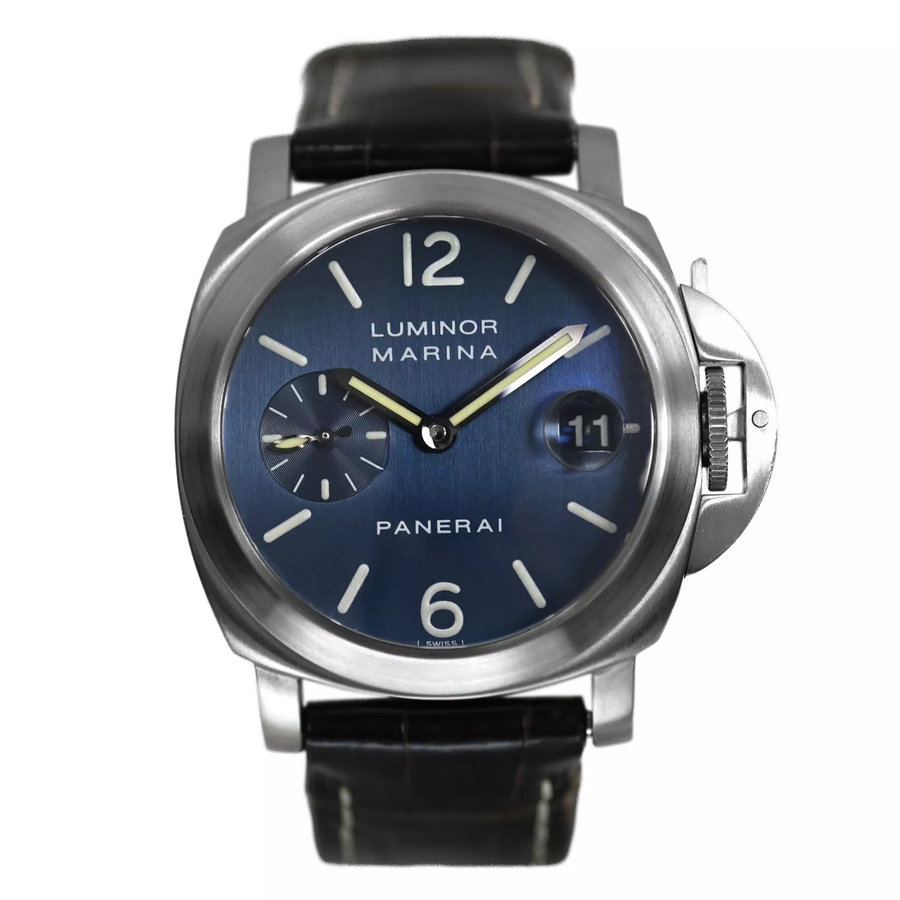 Panerai Pre-owned Panerai Luminor Marina Automatic Blue Dial Men's ...