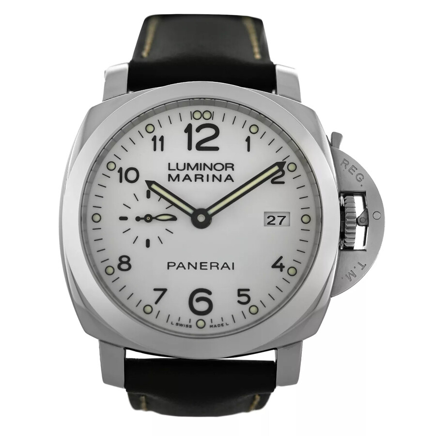 Panerai Pre-owned Panerai Luminor Marina Automatic White Dial Men's ...