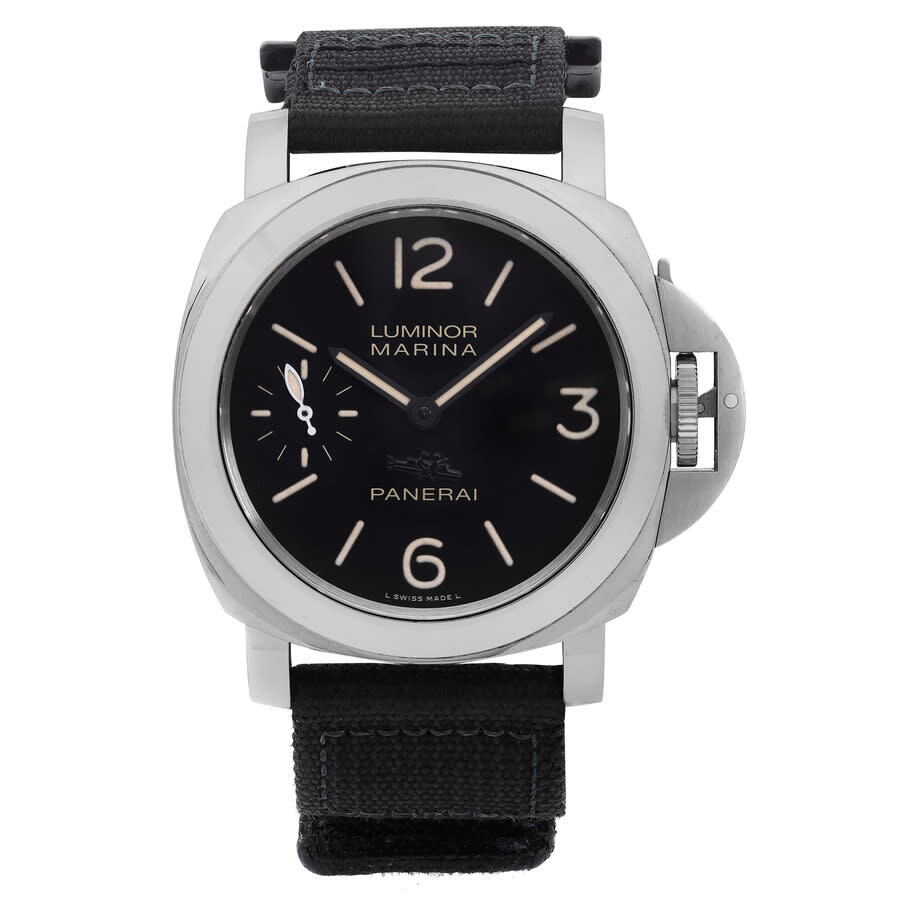Panerai Pre-owned Panerai Panerai Luminor Marina Hand Wind Black Dial ...