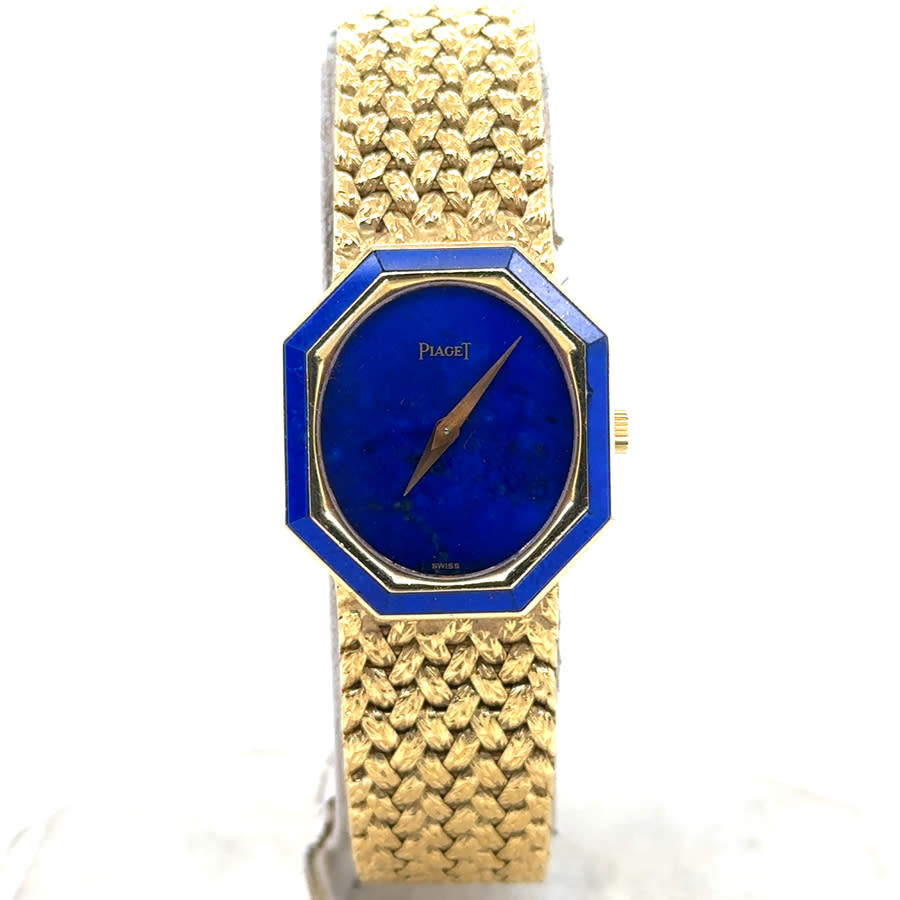 Piaget Pre-owned Piaget Vintage Hand Wind Blue Dial Ladies Watch 9341 ...