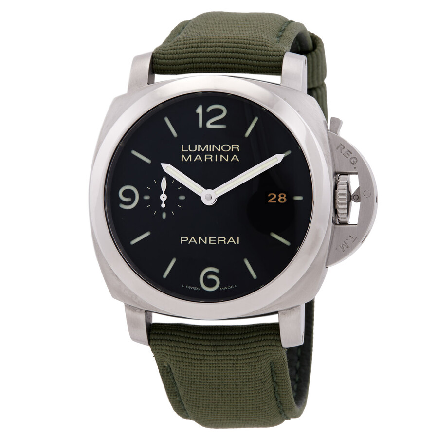 Panerai Pre-owned Pre-owned Panerai Luminor 1950 Automatic Black Dial ...