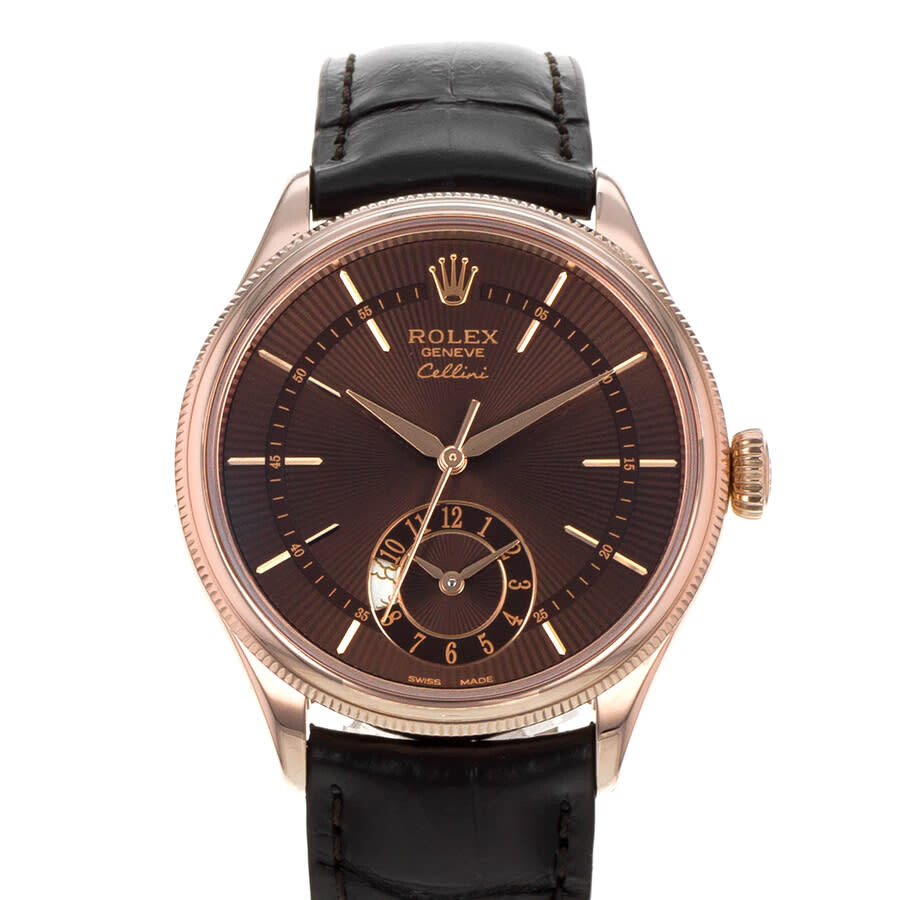Rolex Pre-owned Rolex Cellini Dual Time Automatic Chronometer Day-Night ...