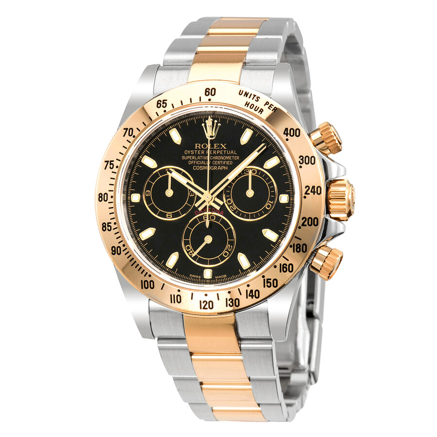 Rolex Pre-owned Rolex Cosmograph Daytona Chronograph Tachymeter Black ...