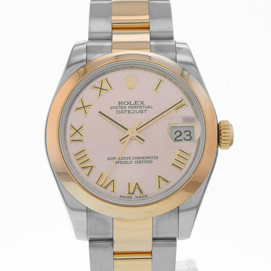Rolex Pre-owned Rolex Datejust 31 Automatic Chronometer Pink Dial ...